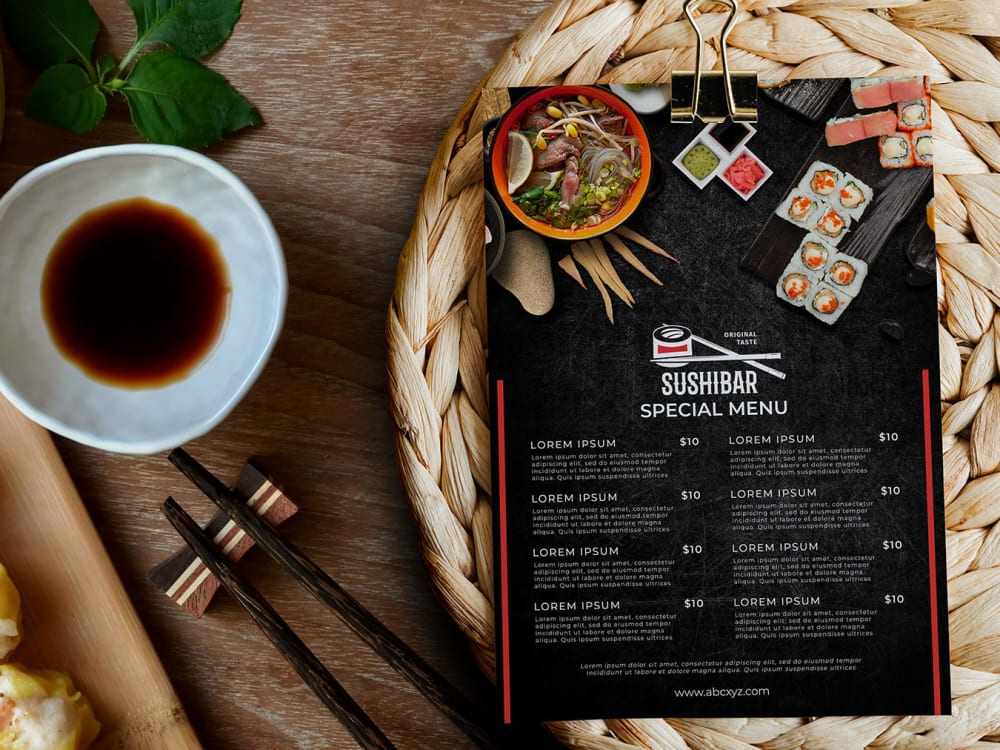 A high quality and stylish restaurant menu design | Upwork