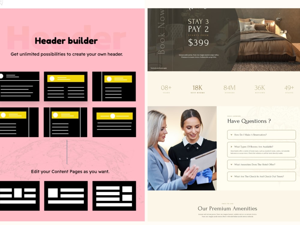Stunning Website Ui Ux Design Shopify And Wordpress Ui Ux Templates