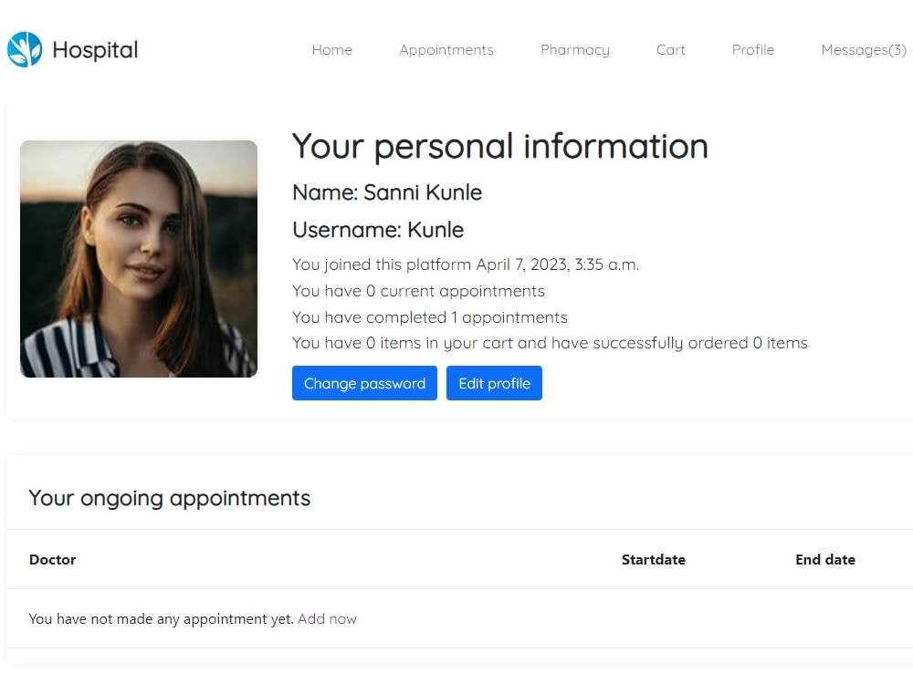 A done for you fullstack hospital appointment and phamacy web application | Upwork