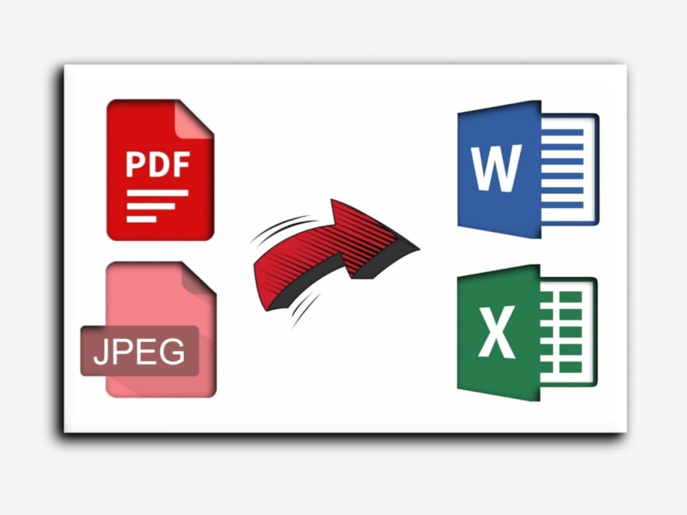 Excel / Word ,Data Entry PDF / Image / Screenshot file Converted /Re ...
