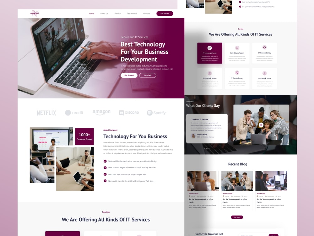 Wireframe web template web mockup website ui ux design on figma | Upwork