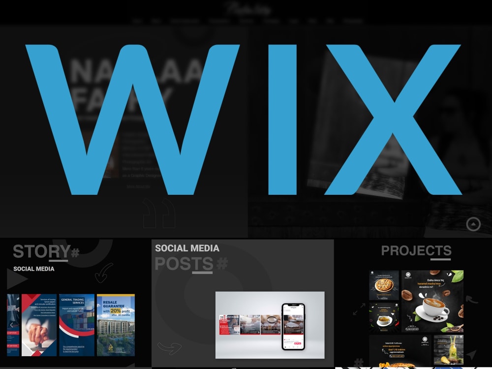 A professional Responsive WiX website, Wix Landing page or Website ...