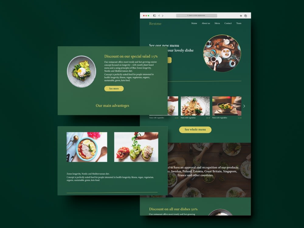Visually appealing Website Design | Landing Page | Figma | Webflow | Upwork
