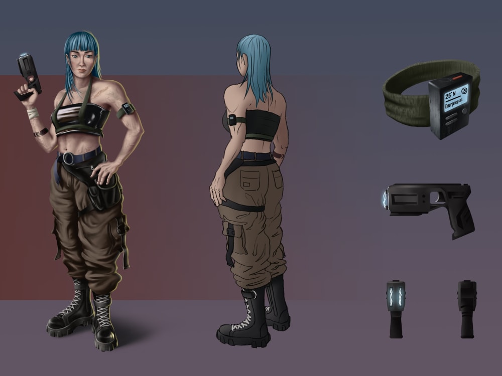 Original custom character concept art pieces in any style. | Upwork