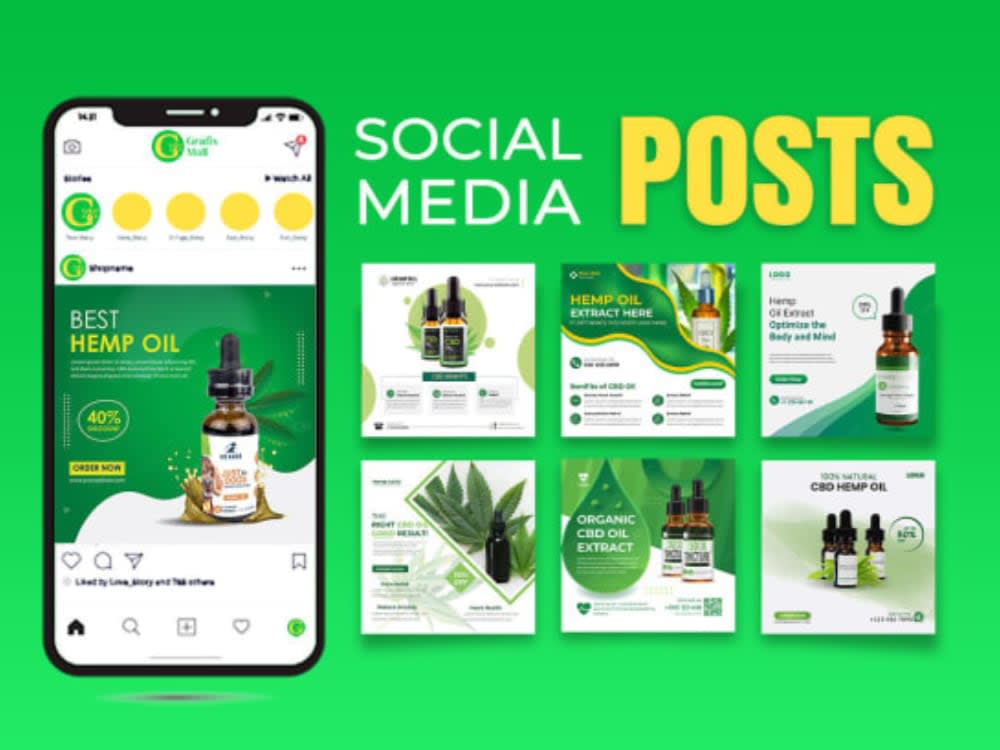 An Attractive Social Media Design, Pinterest, Instagram, Facebook etc ...