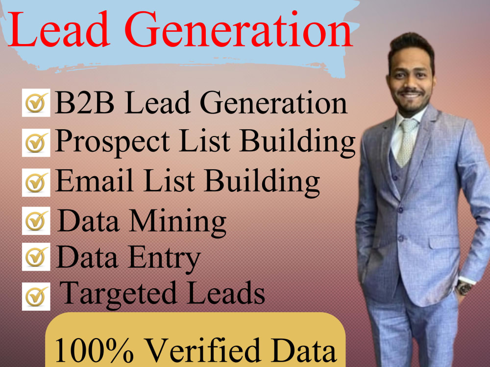 B2B lead generation, email list building through LinkedIn (Lead Generation) | Upwork