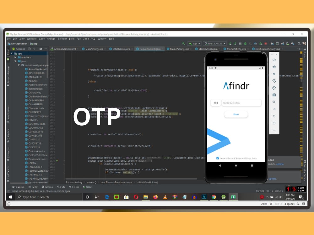 Your Android apps with Firebase & MySQL database storage | Upwork