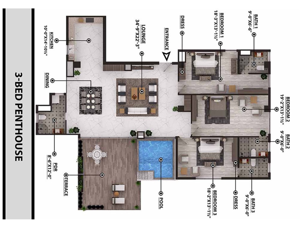 Stunning 3d floor plans top and isometric views in 24hrs | Upwork