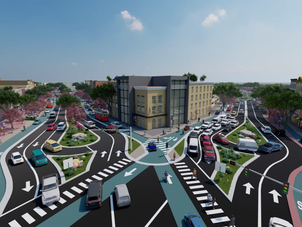 The 3D model based on Google Maps' location | Upwork