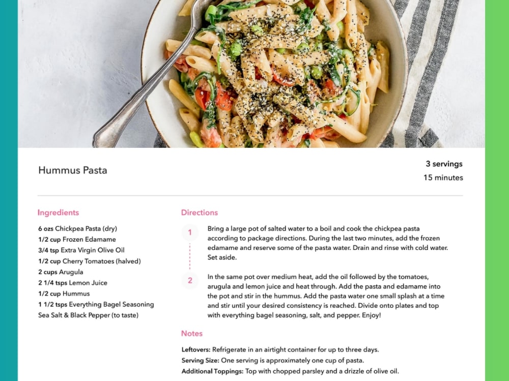 A Customized Meal Plan Created by a Registered Nutritionist | Upwork