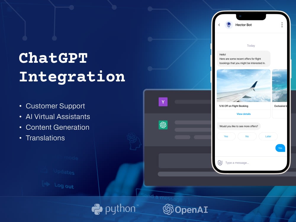 A Professional ChatGPT Integration Services | Upwork