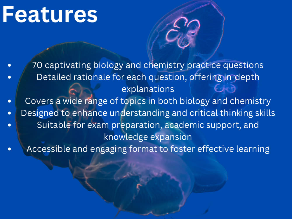 70 exceptional biology/chemistry practice questions with in-depth ...