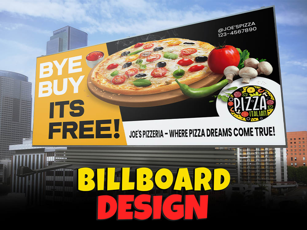 Billboards, yard banners, signage, roll-ups and outdoor poster design ...