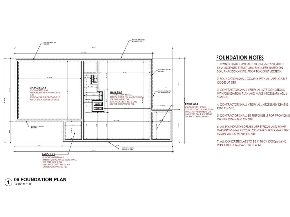Complete 2D Architectural Blueprints Drawing for your City Permit | Upwork
