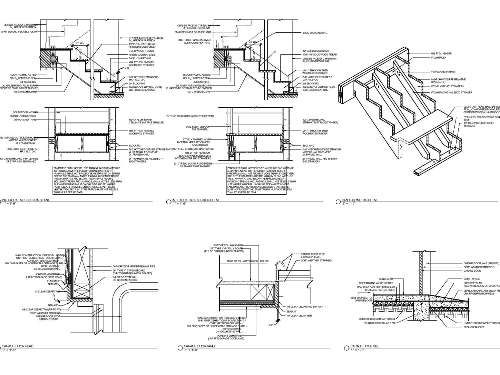 Complete 2D Architectural Blueprints Drawing for your City Permit | Upwork