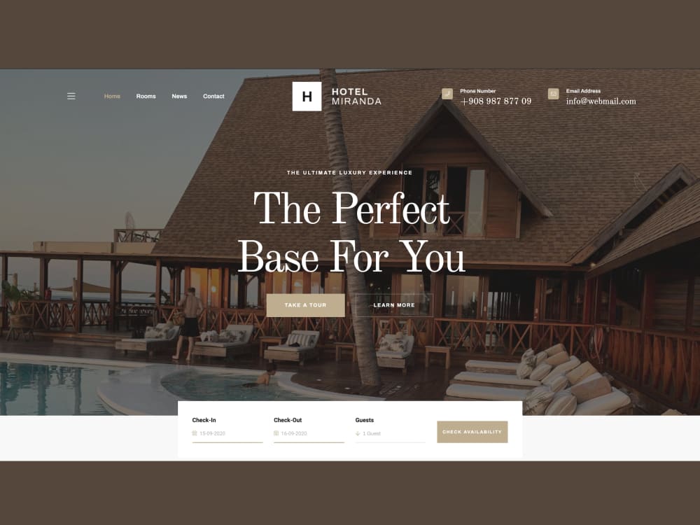 Miranda - Laravel Hotel & Resort Multilingual Booking System | Upwork Miranda - Laravel Hotel & Resort Multilingual Booking System | Upwork