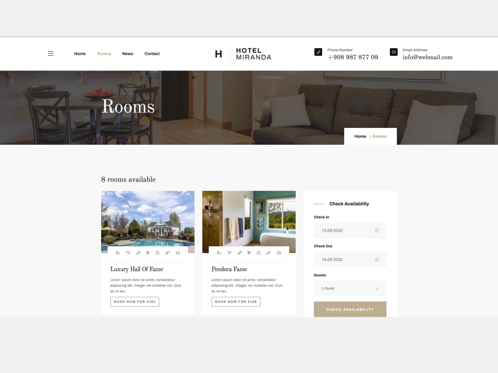 Miranda - Laravel Hotel & Resort Multilingual Booking System | Upwork Miranda - Laravel Hotel & Resort Multilingual Booking System | Upwork