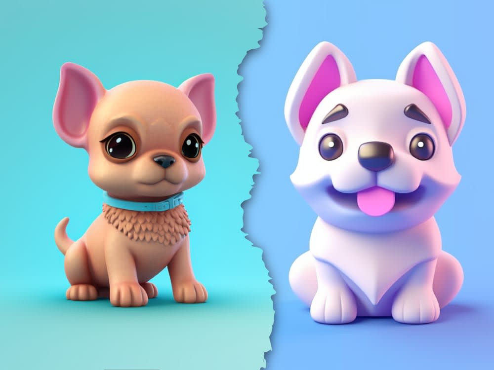 Cute chibi 3d character modeling, animal, and cartoon | Upwork