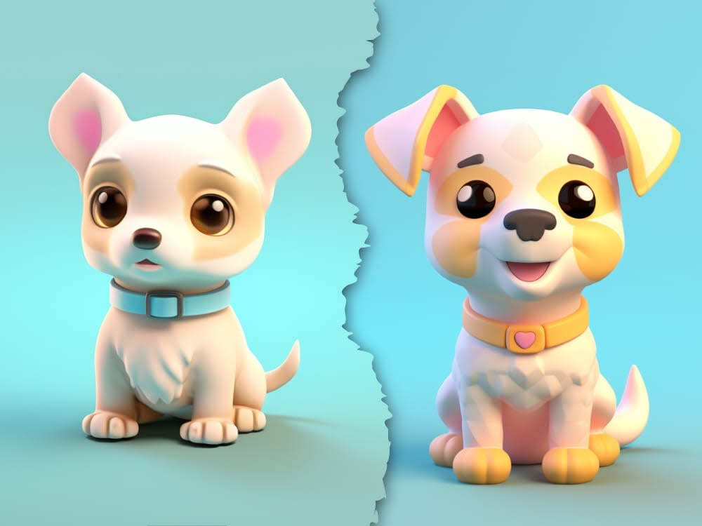 Cute chibi 3d character modeling, animal, and cartoon | Upwork