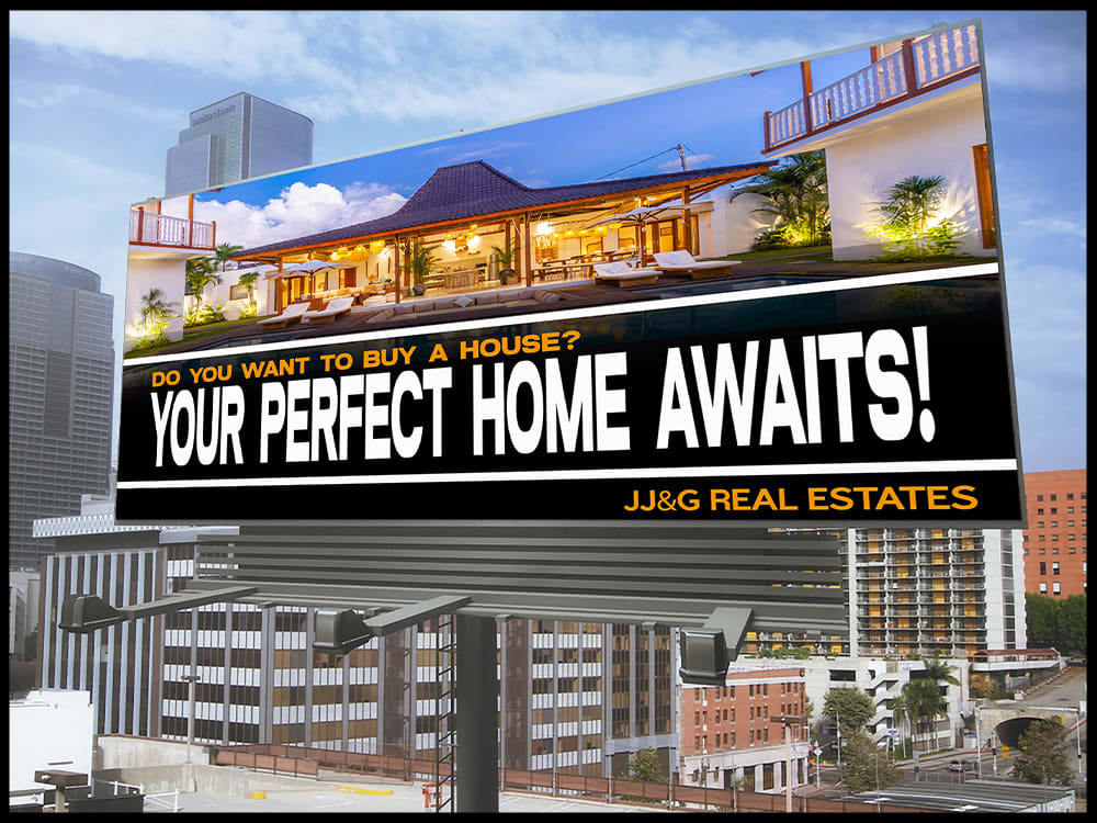 Billboards, yard banners, signage, roll-ups and outdoor poster design ...