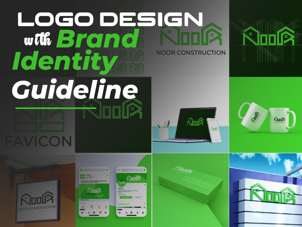 Brand Identity Guidelines Logo Design for a Business, Real Estate | Upwork