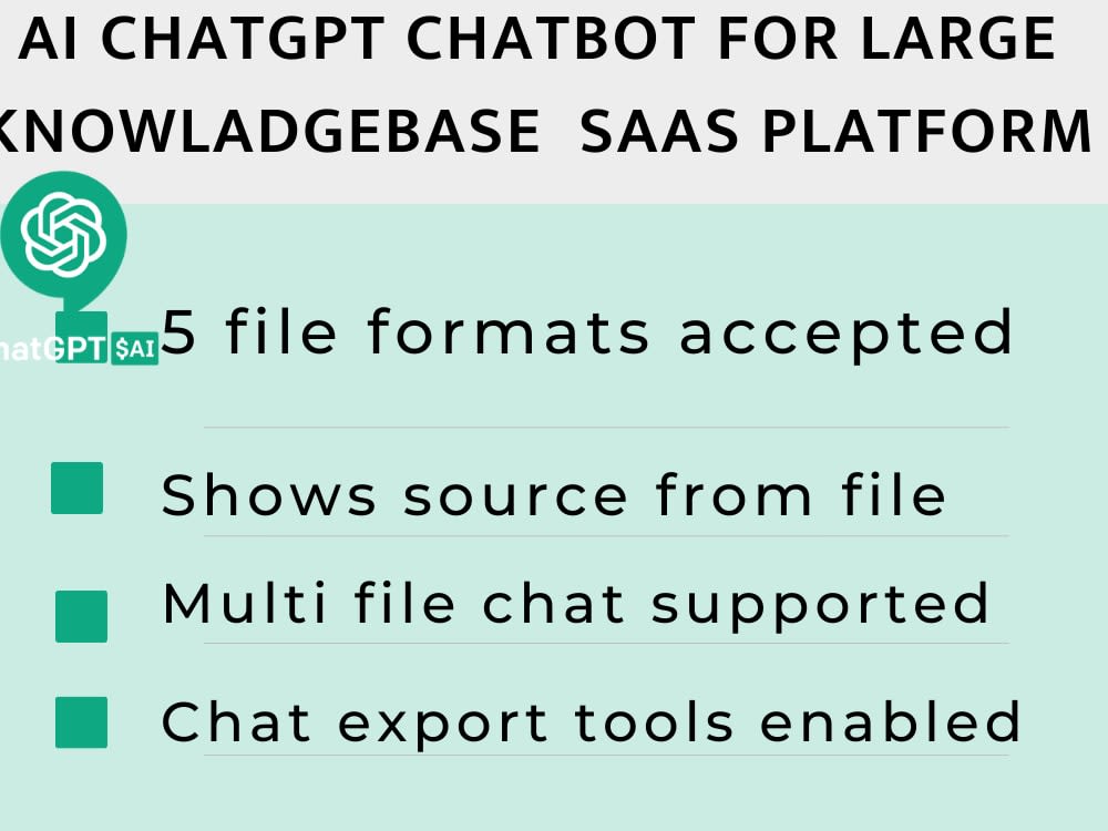 ChatGPT Chatbot SaaS Platform. ChatBot | ChatPDF | ChatGpt | Upwork