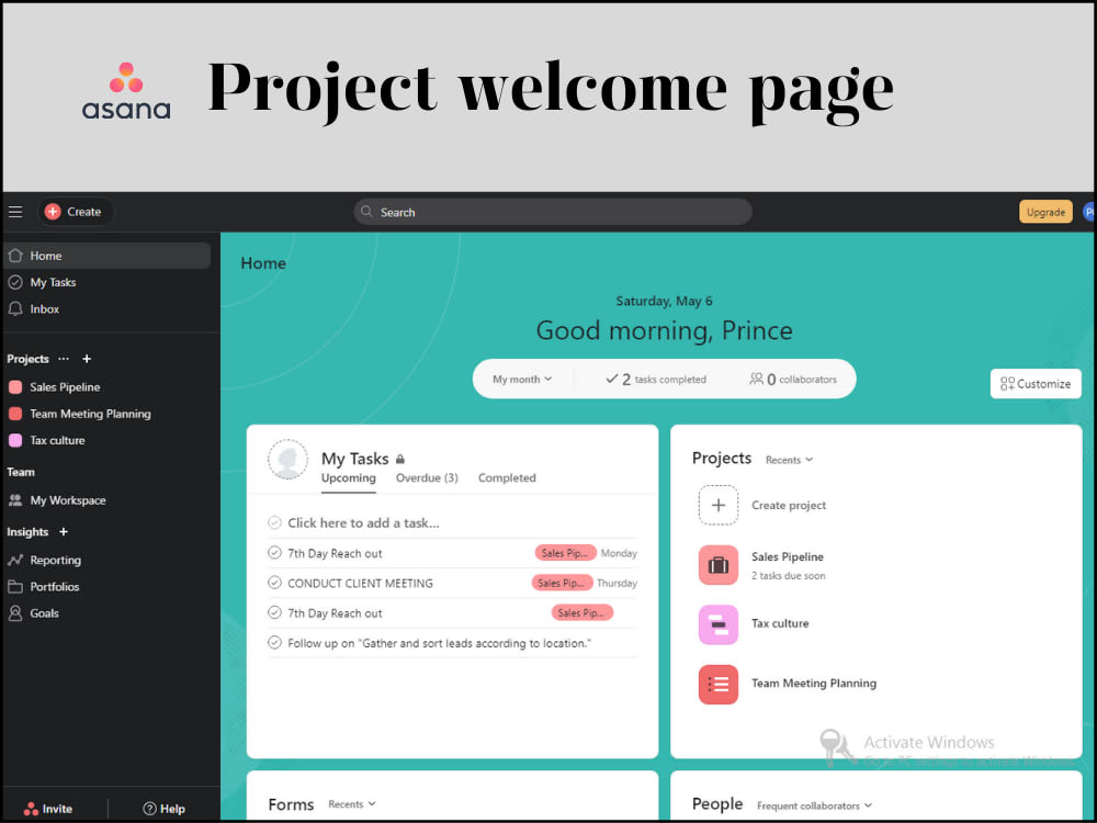An Expert full Setup and Project Management for Asana CRM | Upwork