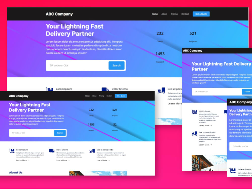 A professional website for your business or personal use | React.js | MERN | Upwork