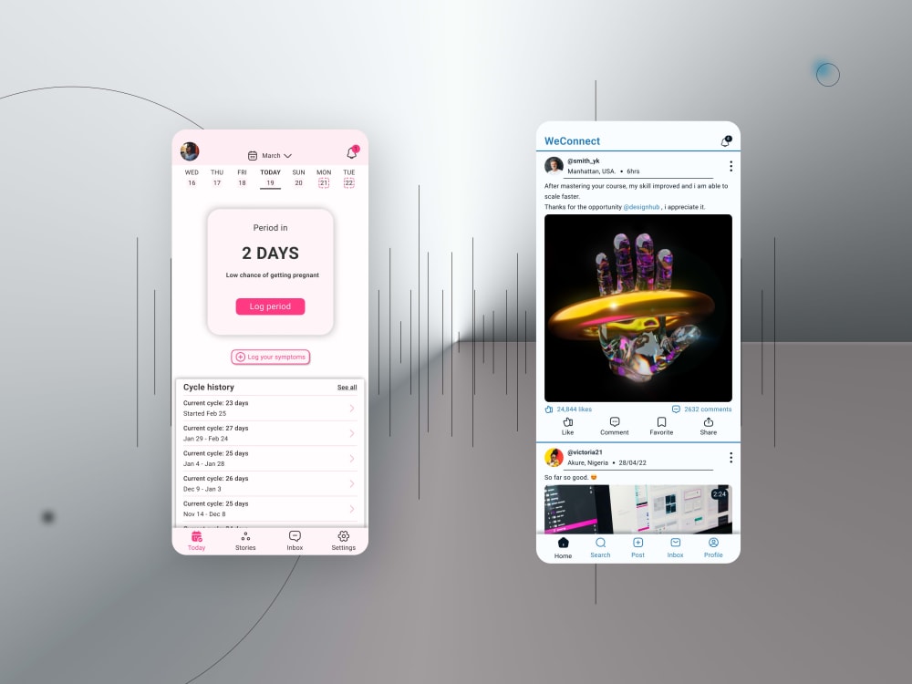 Mobile app UI UX design for iOS and Android | Upwork