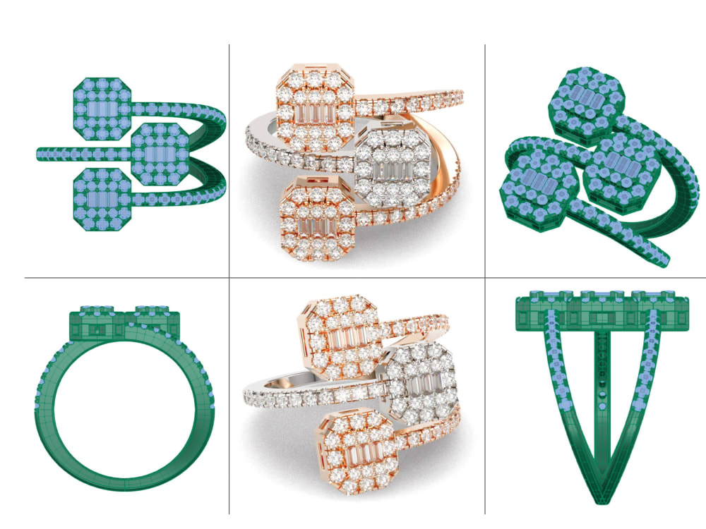 CAD designs for Jewelry Models printable file with render | Upwork