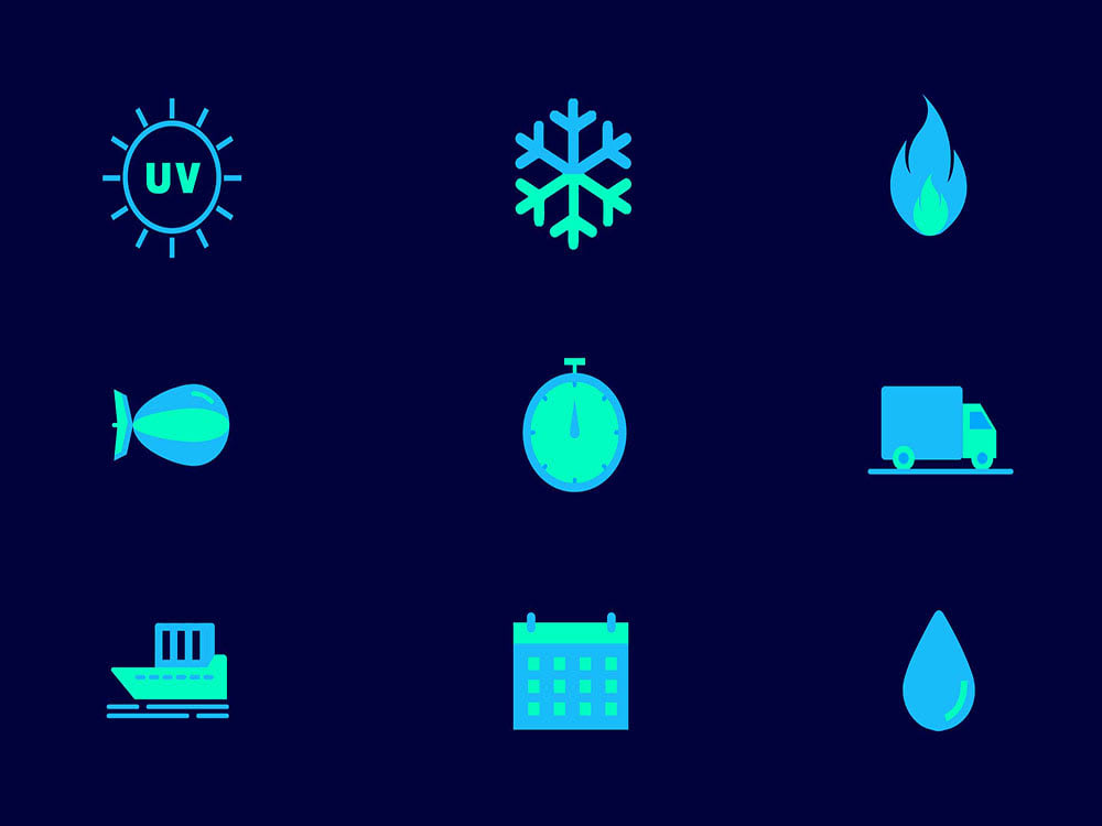 Simple, modern and unique custom icon set for the website and app | Upwork