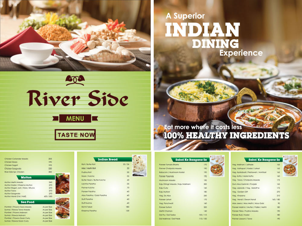 An Unique Menu Card & Take Away design for Hotel, Restaurant & Fine ...