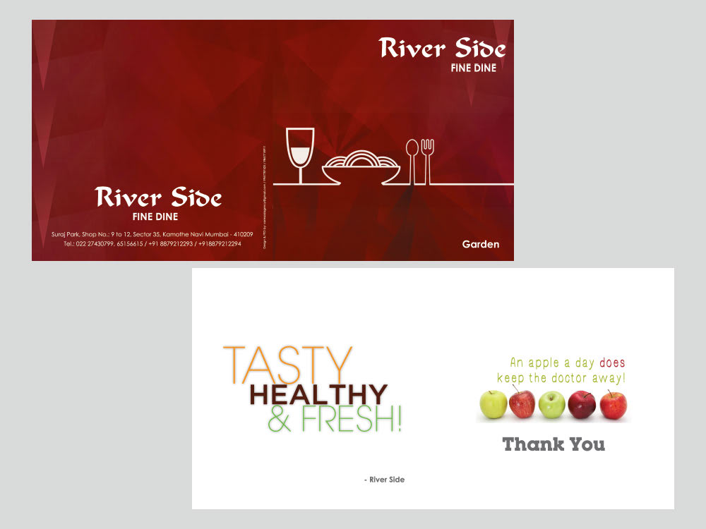 An Unique Menu Card & Take Away design for Hotel, Restaurant & Fine ...