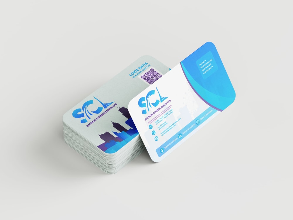Ready for Print Business Card | Upwork
