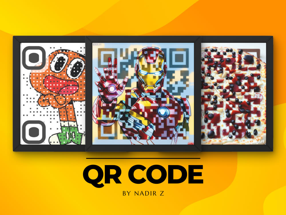 Custom qr code design with your logo or your picture | Upwork