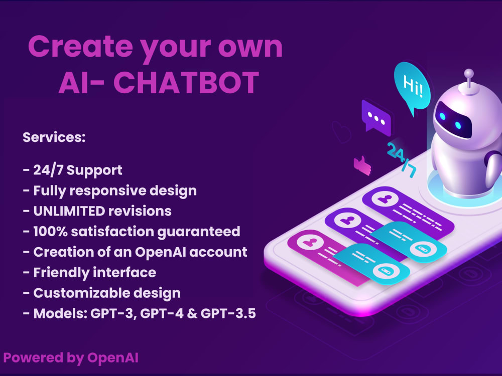 A professional chatbot or chatgpt app | Upwork