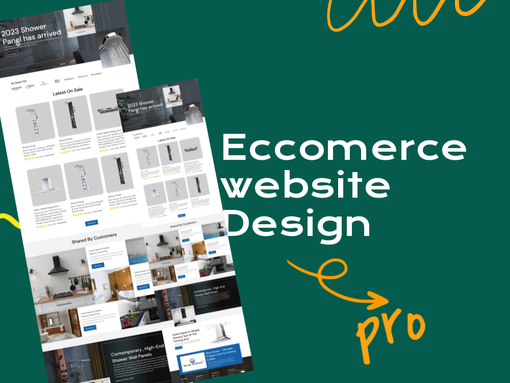 A fantastic Ecommerce web layout Design | Upwork