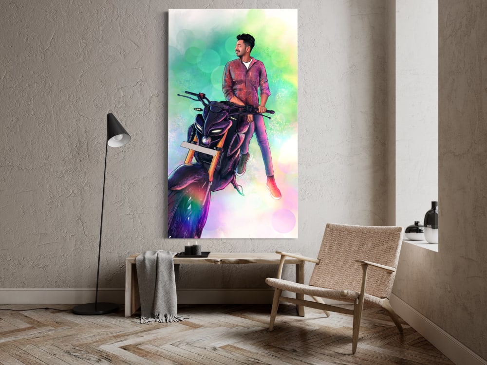 Get a Stunning and Realistic Digital Portrait with Custom Background ...