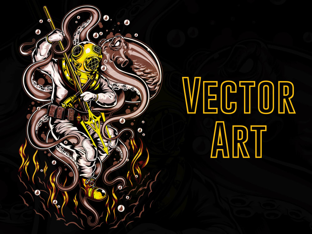 Vector file of any low-resolution image for print and publish | Upwork