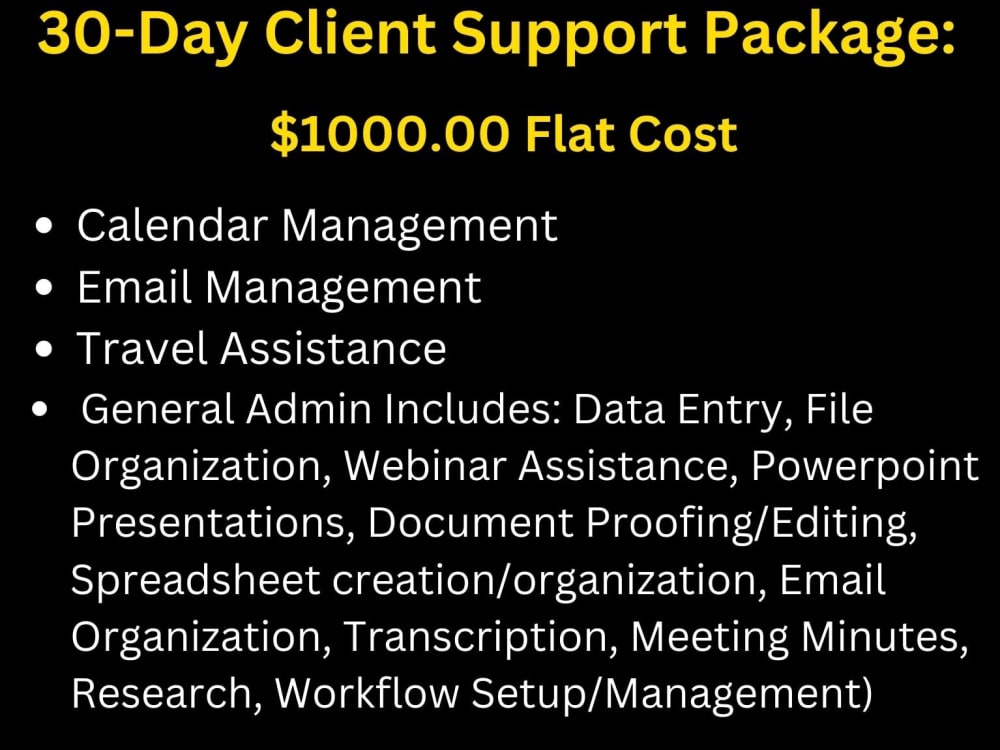 An Efficiency Boost: Comprehensive Client Support Packages! | Upwork