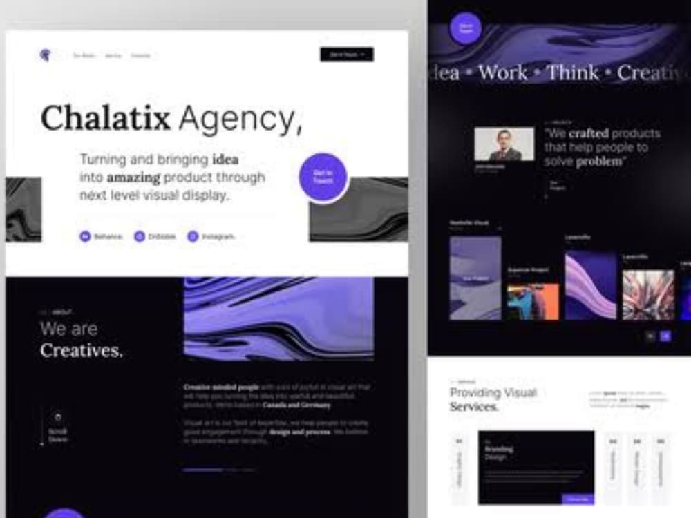 Responsive website UI UX design, web UI or landing page UI design in ...