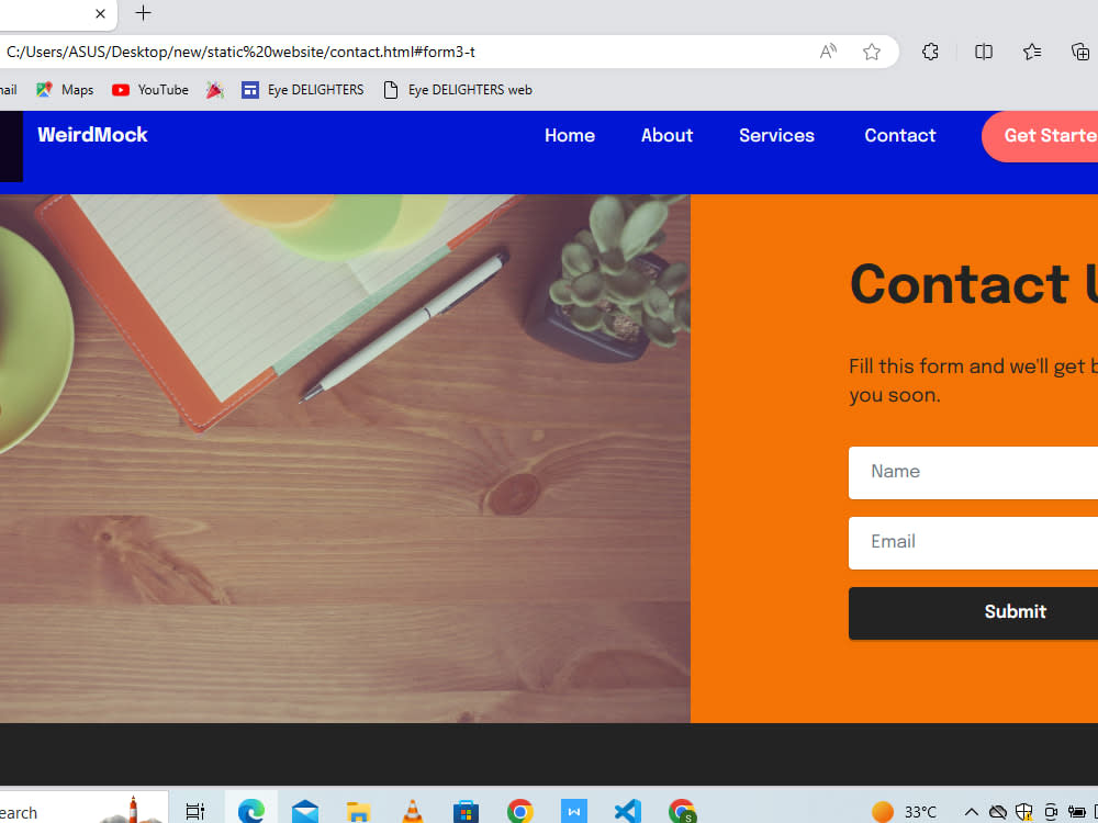 All type of website like E-commerce , Dynamic ,static ,customize ...
