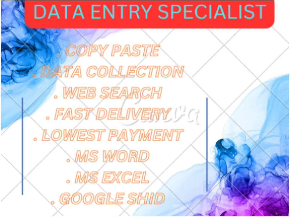 As a freelancer for data entry and web search | Upwork