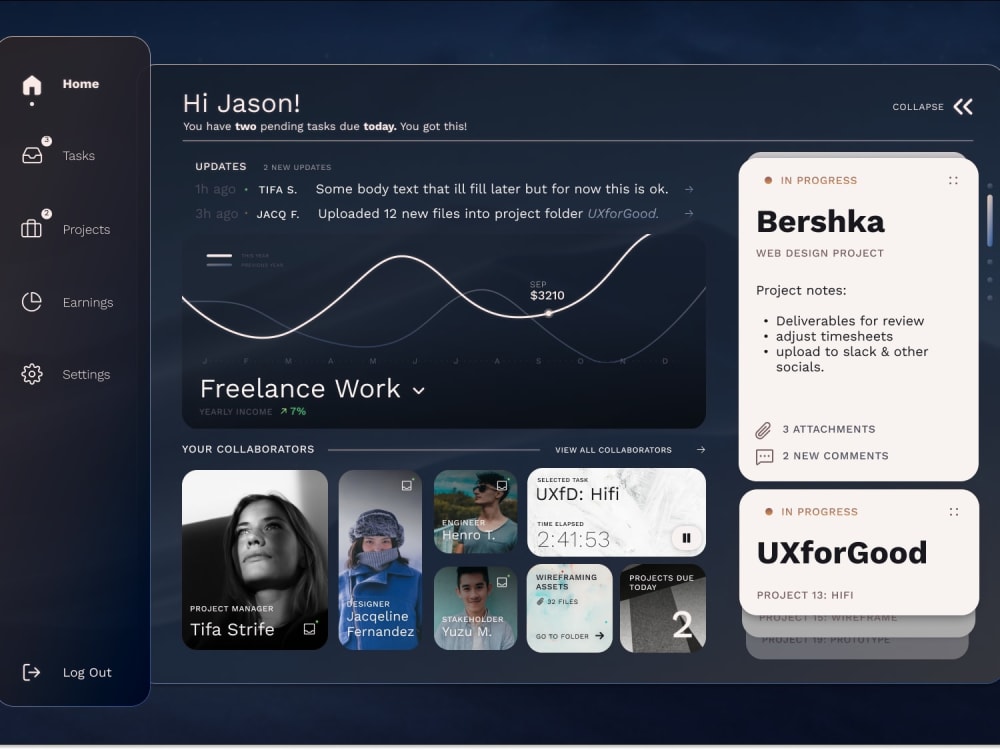 User-centered, high-quality visual design and concept that is handoff ...