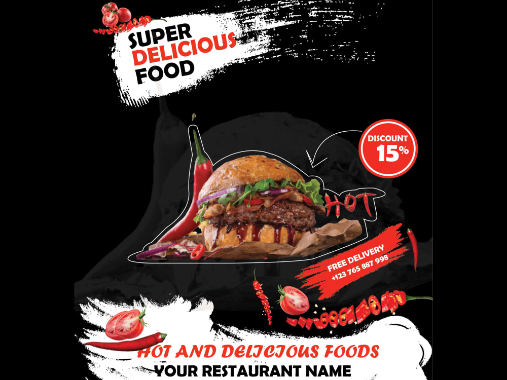 Creative Delights: Restaurant Flyer & Menu Design | Upwork