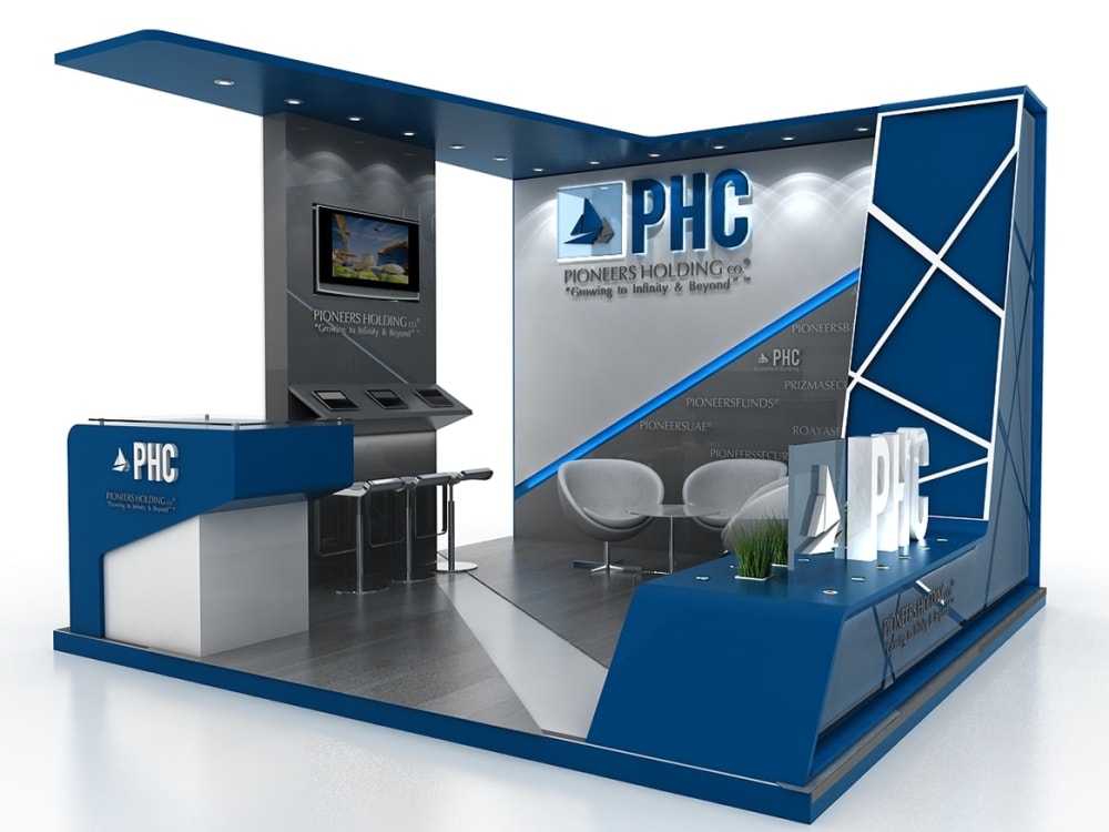 An Eye-Catching Trade-show Booth / Exhibition Stand / Kiosk / Photo ...