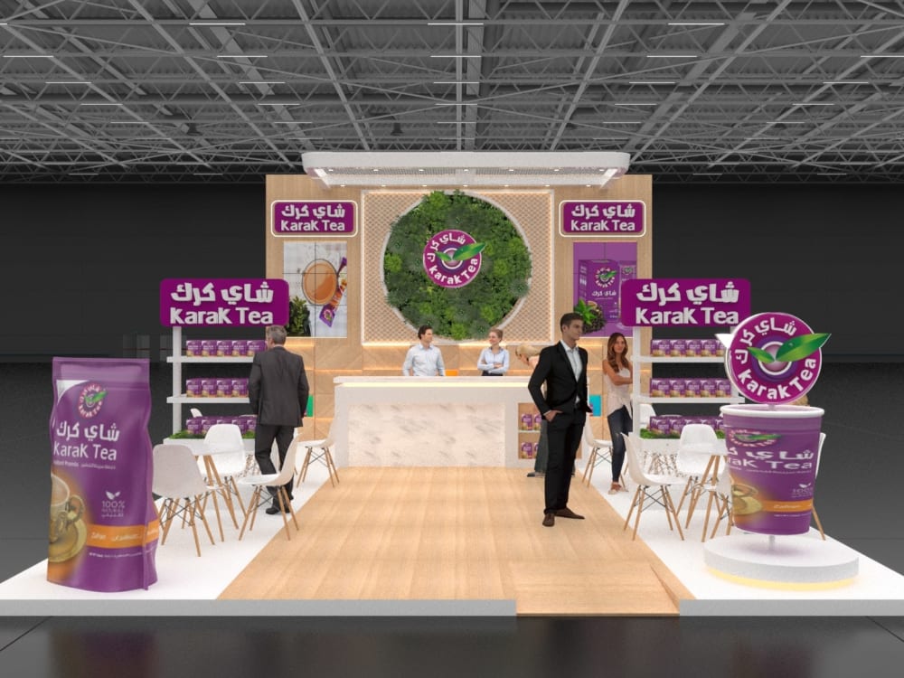 An Eye-Catching Trade-show Booth / Exhibition Stand / Kiosk / Photo ...