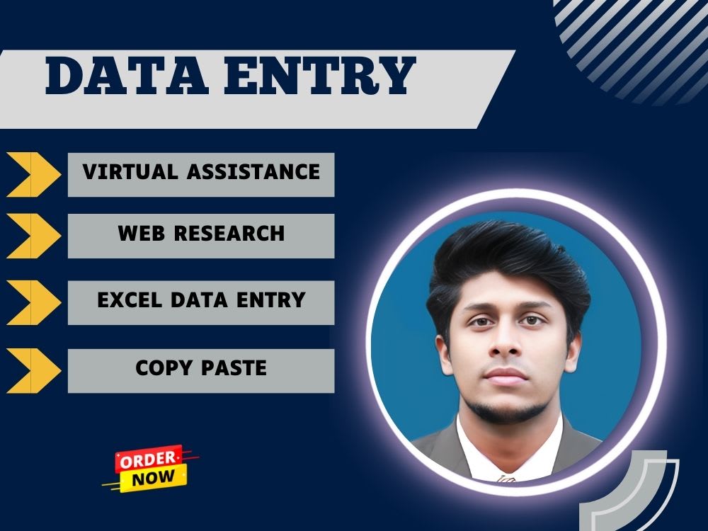 Accurate data entry, web research, copy paste and excel data entry jobs | Upwork
