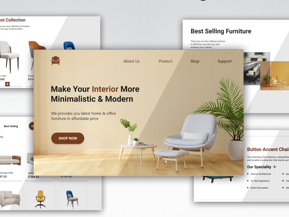 Highly engaging and intuitive UI landing page and website design | Upwork