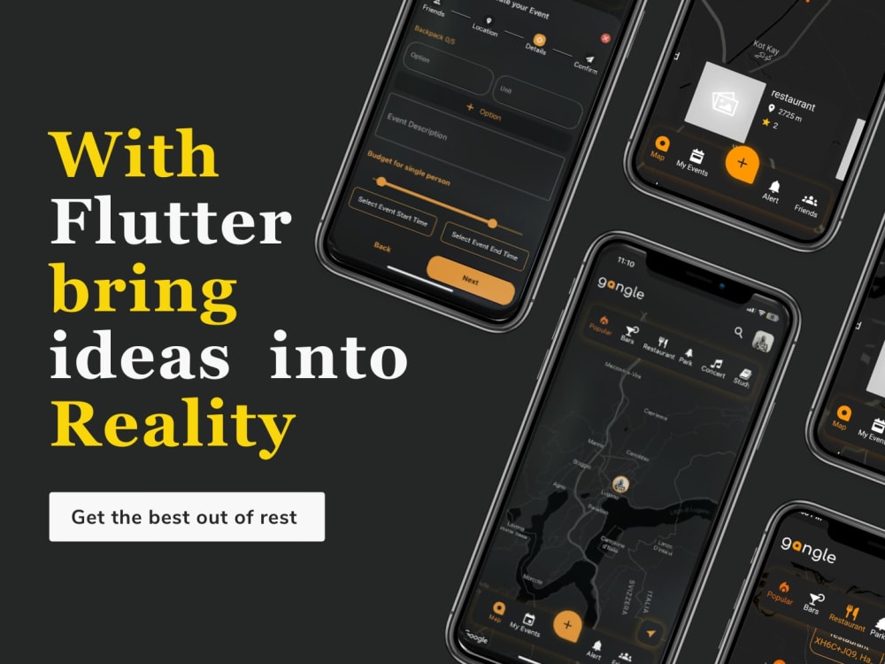 Cross-platform flutter design for ios & android with bloc firebase backend | Upwork